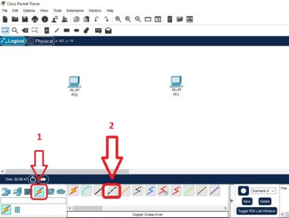 How to Connect Two Computers in a Packet Tracer? - CCNA Practical Labs