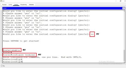 How to configure a cisco router with a console cable - CCNA Practical Labs