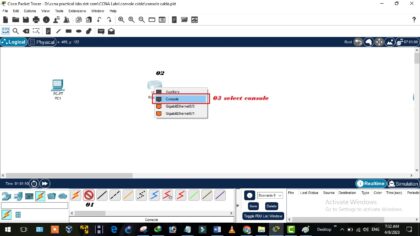 How to configure a cisco router with a console cable - CCNA Practical Labs