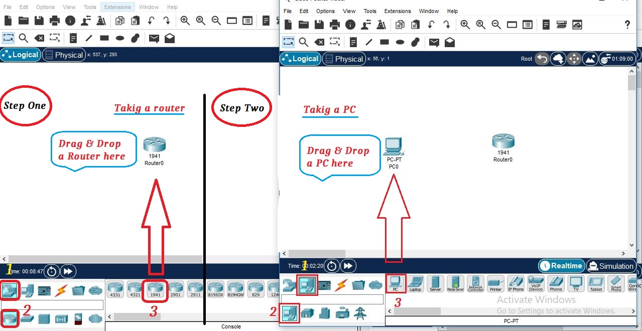 How to configure a cisco router with a console cable - CCNA Practical Labs