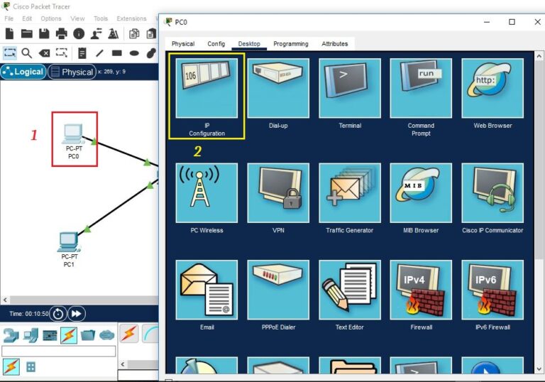 How To Connect Computers To A Switch In Cisco Packet Tracer Ccna