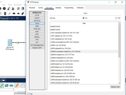 Cisco Router Backup to TFTP Server in Packet Tracer - CCNA Practical Labs