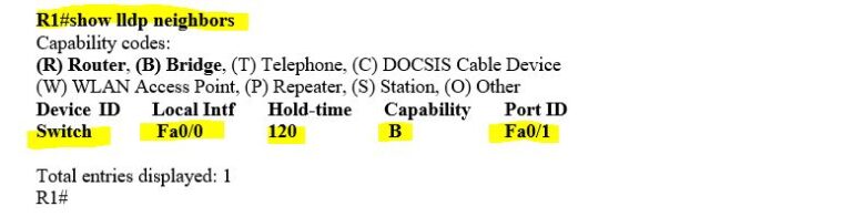 Explain The Working Of Cdp And Lldp Network Discovery Protocol Ccna Practical Labs