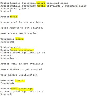 Quick and Simple Ways to Manage Cisco Router Privilege Level - CCNA ...