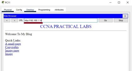How to Setup HTTP Server in Packet Tracer - CCNA Practical Labs
