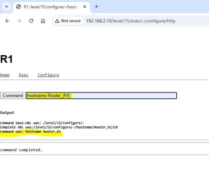 How to Access and Configure router from Web Browser - CCNA Practical Labs