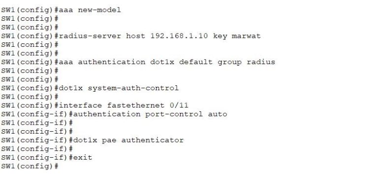 How to Set Up 802.1X Authentication in Cisco Packet Tracer - CCNA ...
